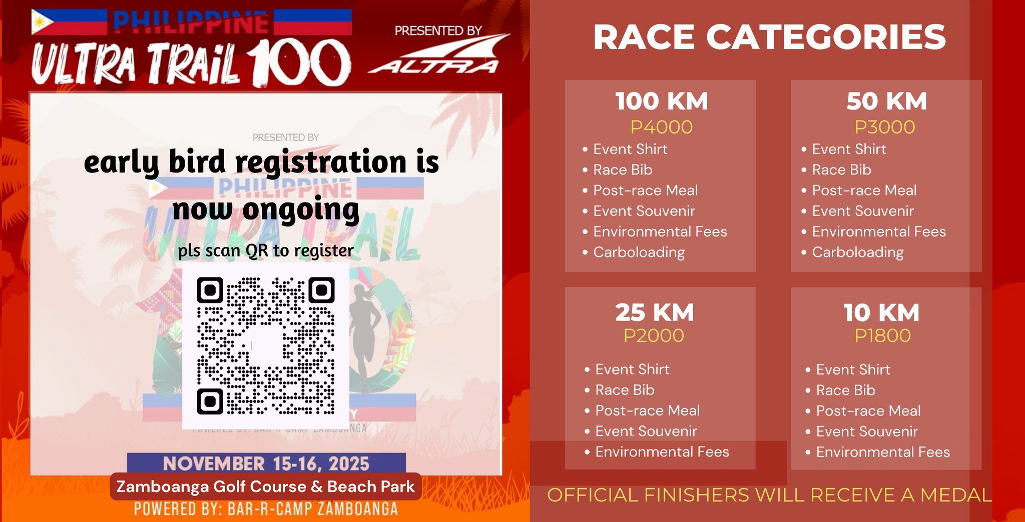 ALTRA Philippine Ultra Trail 100 2025 | Race Event Details & Registration
