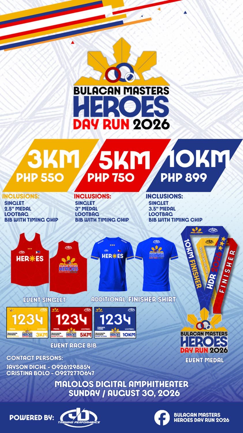 Bulacan Masters Heroes Day Run 2026 2026 | Race Event Details ...