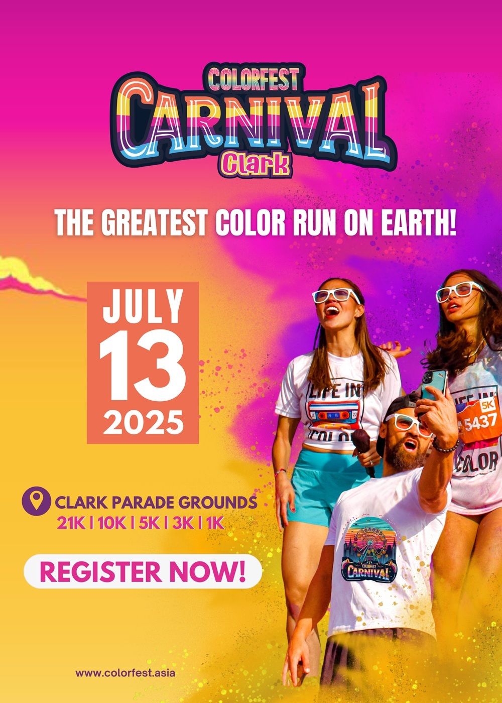 ColorFest Carnival Clark 2025 2025 | Race Event Details & Registration