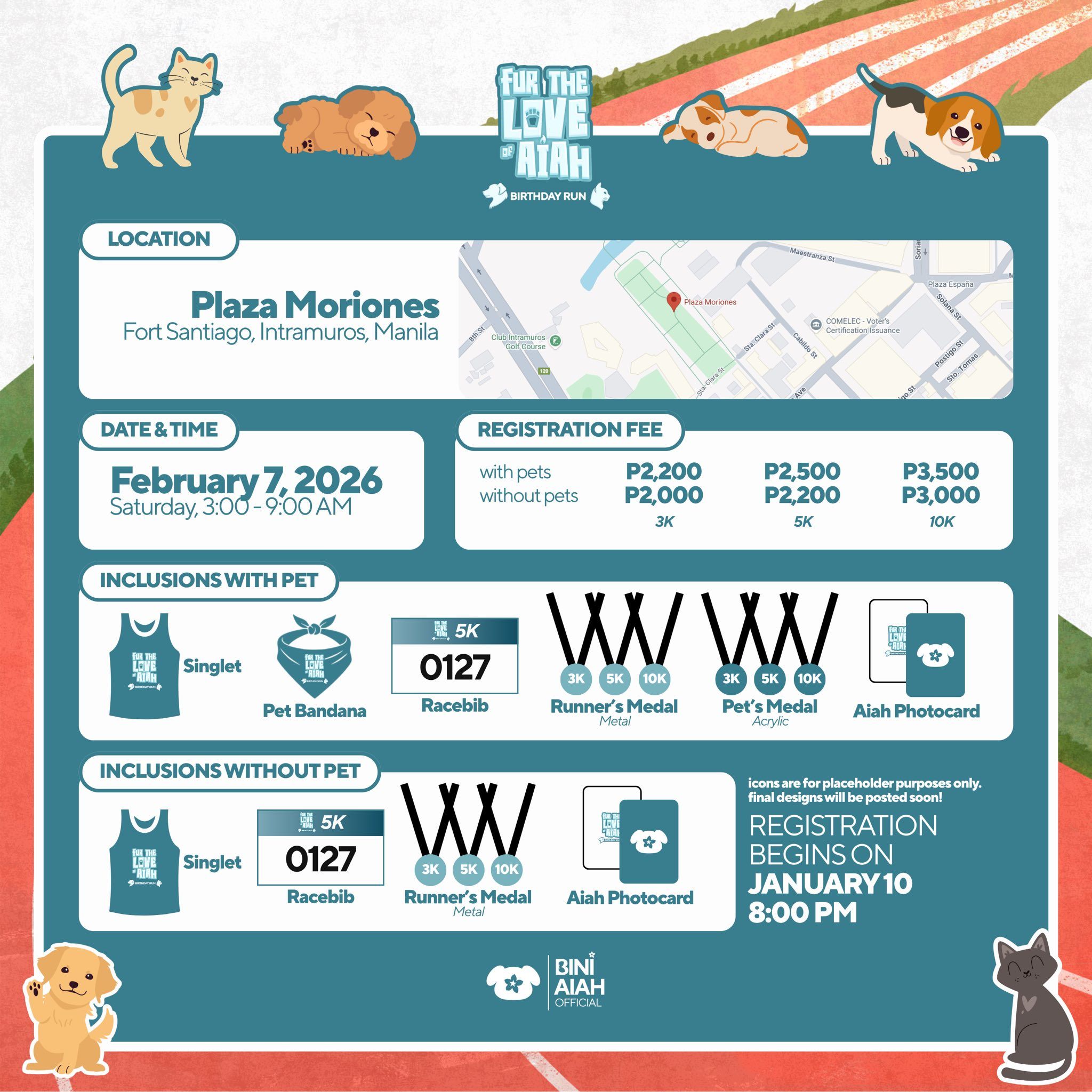 Fur the Love of AIAH : Birthday Run 2026 | Race Event Details ...