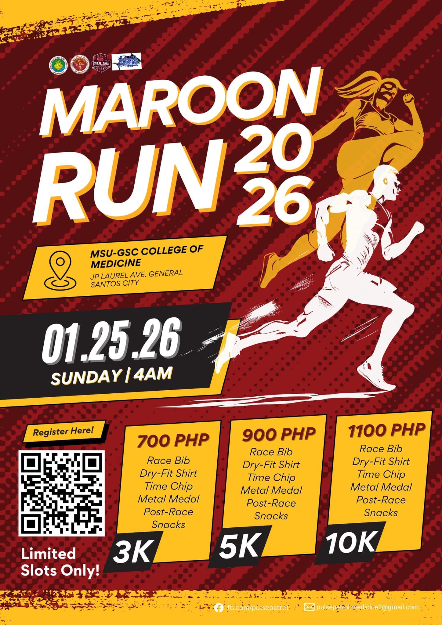 Maroon Run 2026 2026 | Race Event Details & Registration
