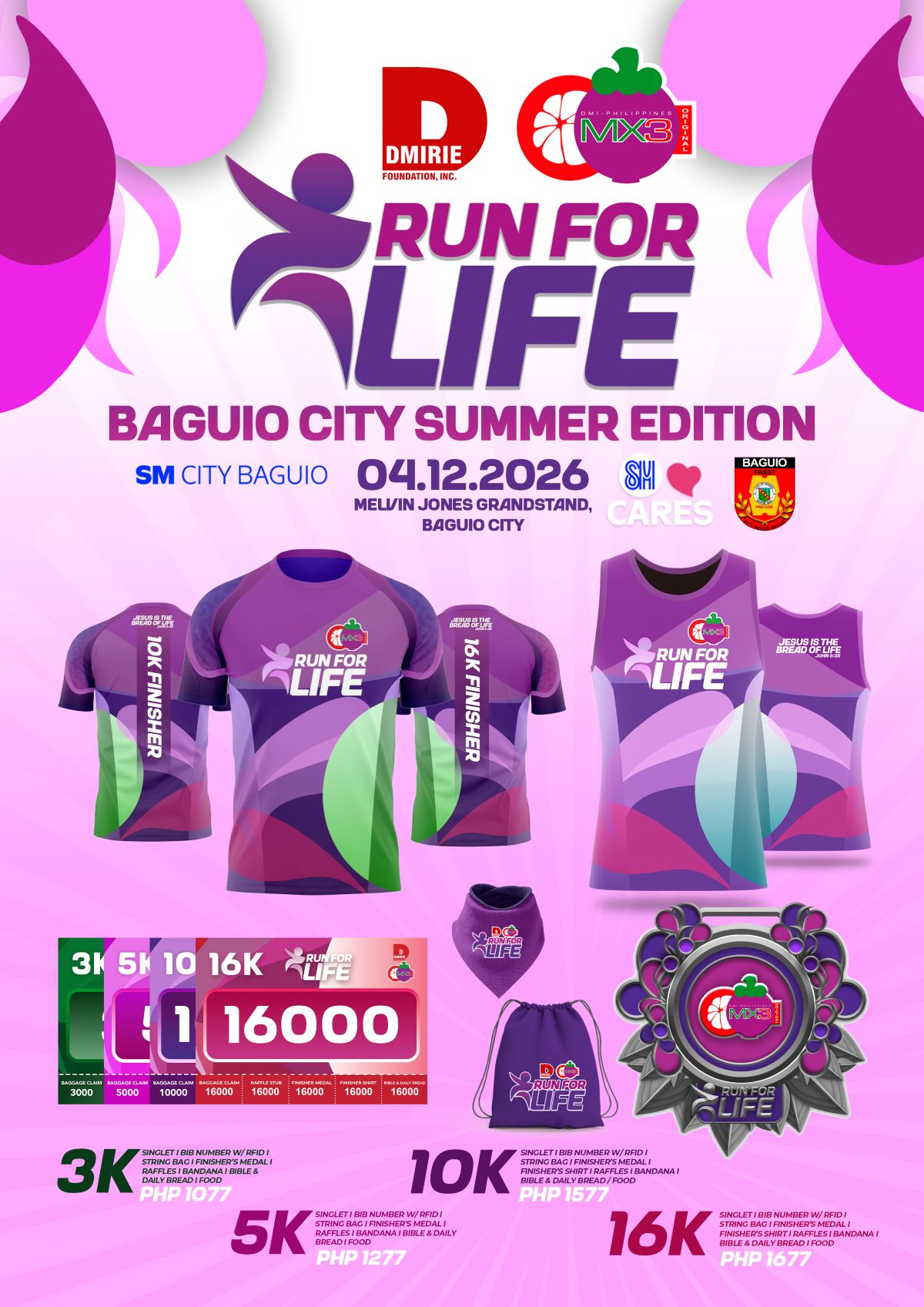 MX3 Run for Life – Baguio City Summer Edition 2026 | Race Event Details ...