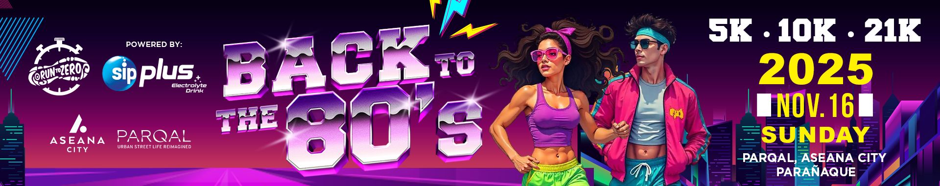 Run to Zero: Back to the 80s 2025 | Race Event Details & Registration